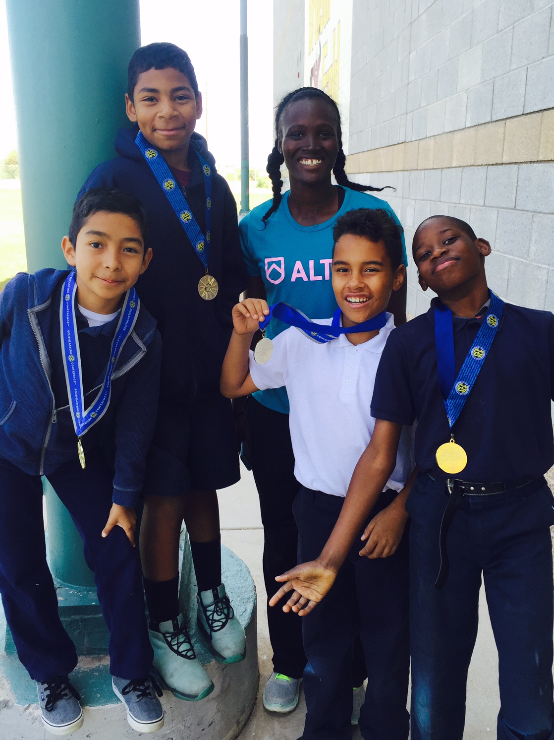 Heptathalete, Makeba Alcide, Meets with Crockett Elementary - Athletes ...