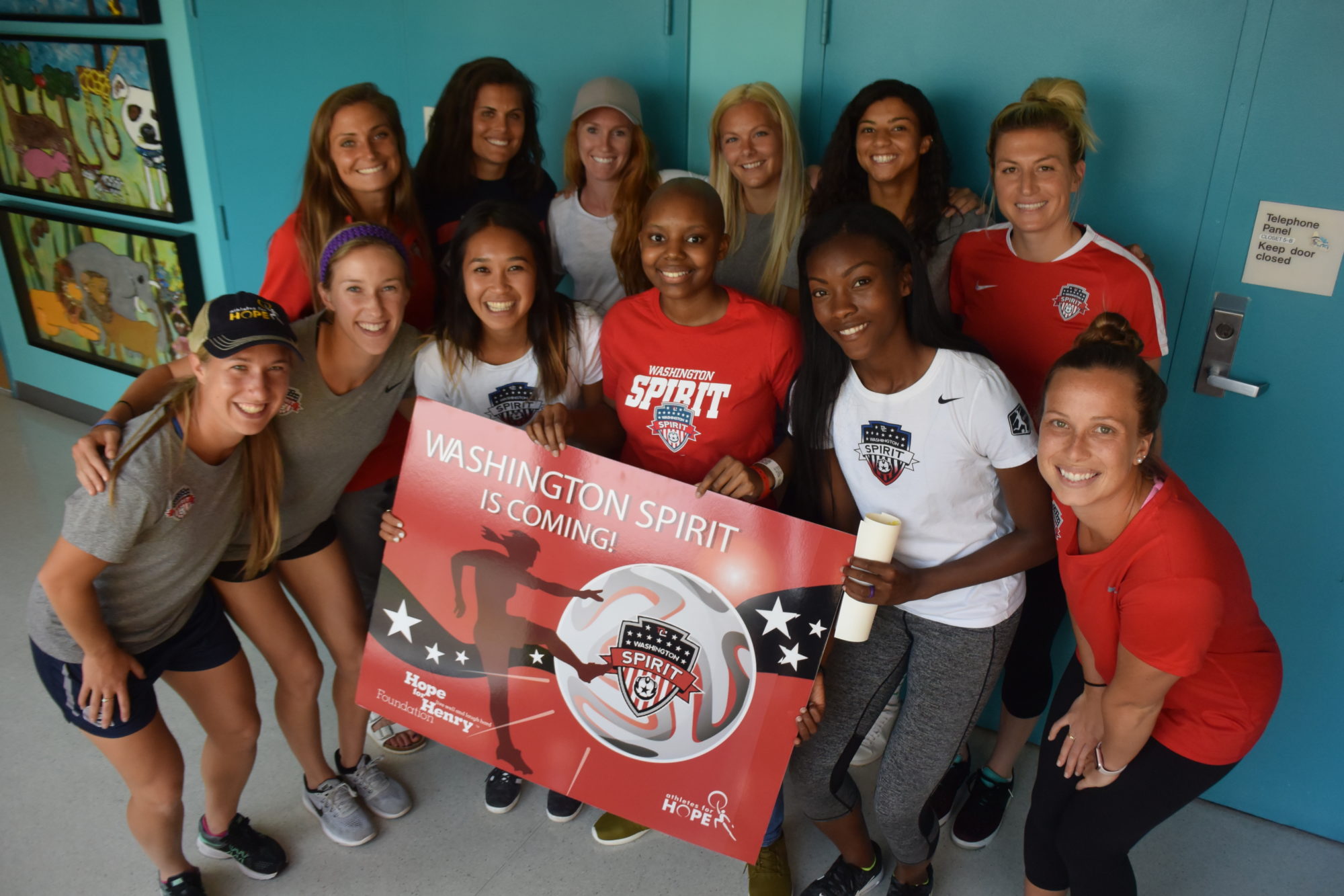 Washington Spirit Visits MedStar Georgetown University Hospital ...