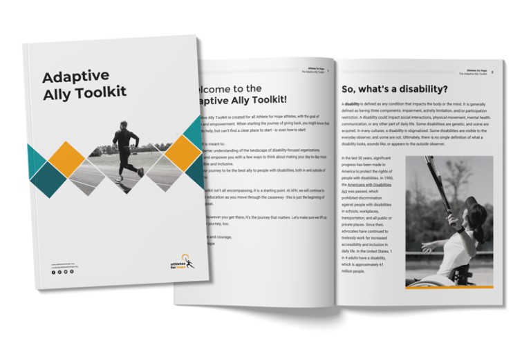 Athletes for Hope Toolkits