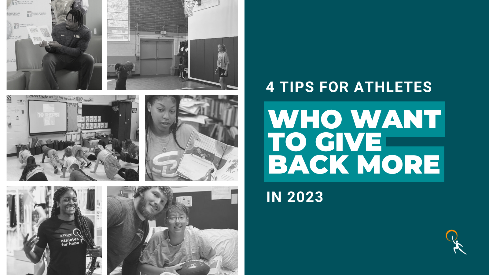 Tips for Athletes Who Want to Give Back More Often in 2023