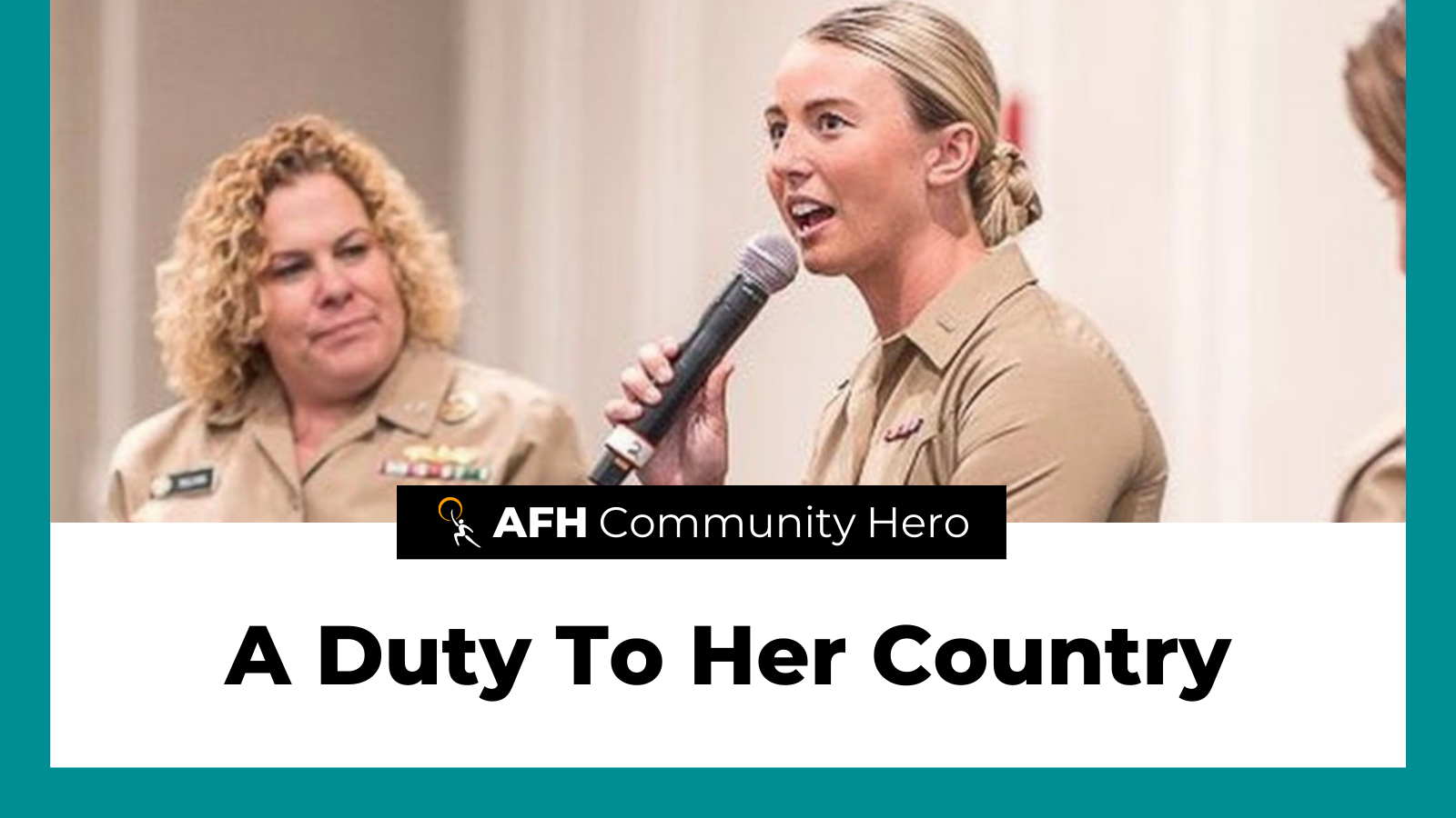 AFH Community Hero - Athletes for Hope