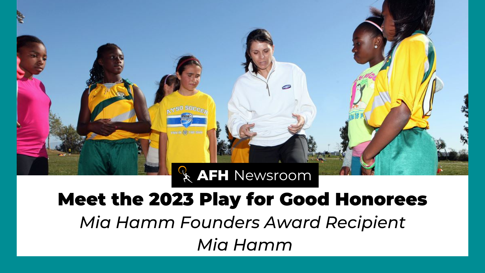 2023 Play for Good Honoree | Mia Hamm