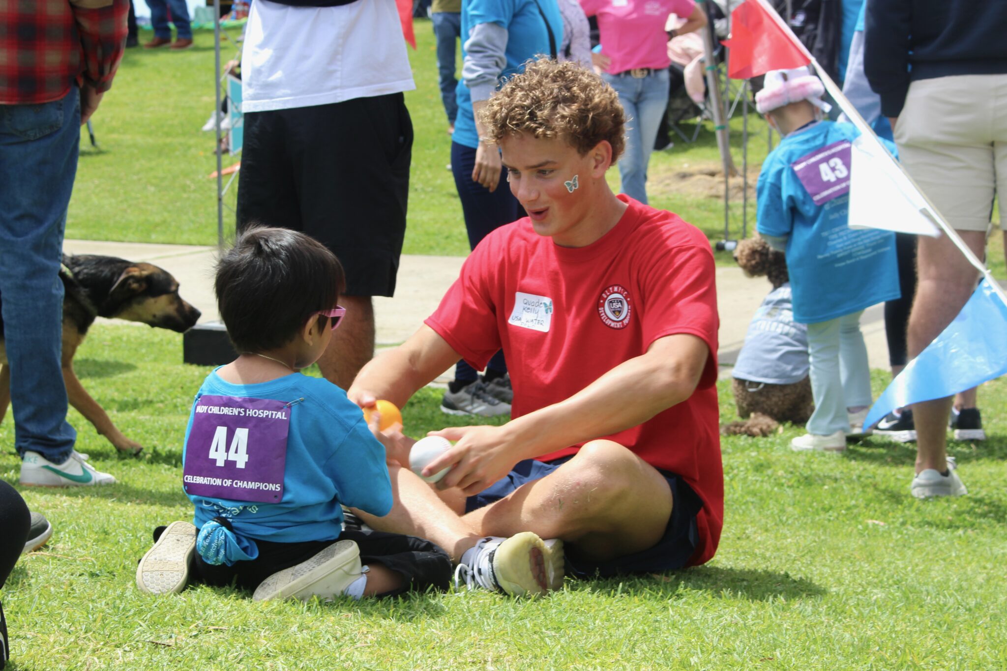 Quade Kelley Brings Hope to Rady Children’s Champions - Athletes for Hope