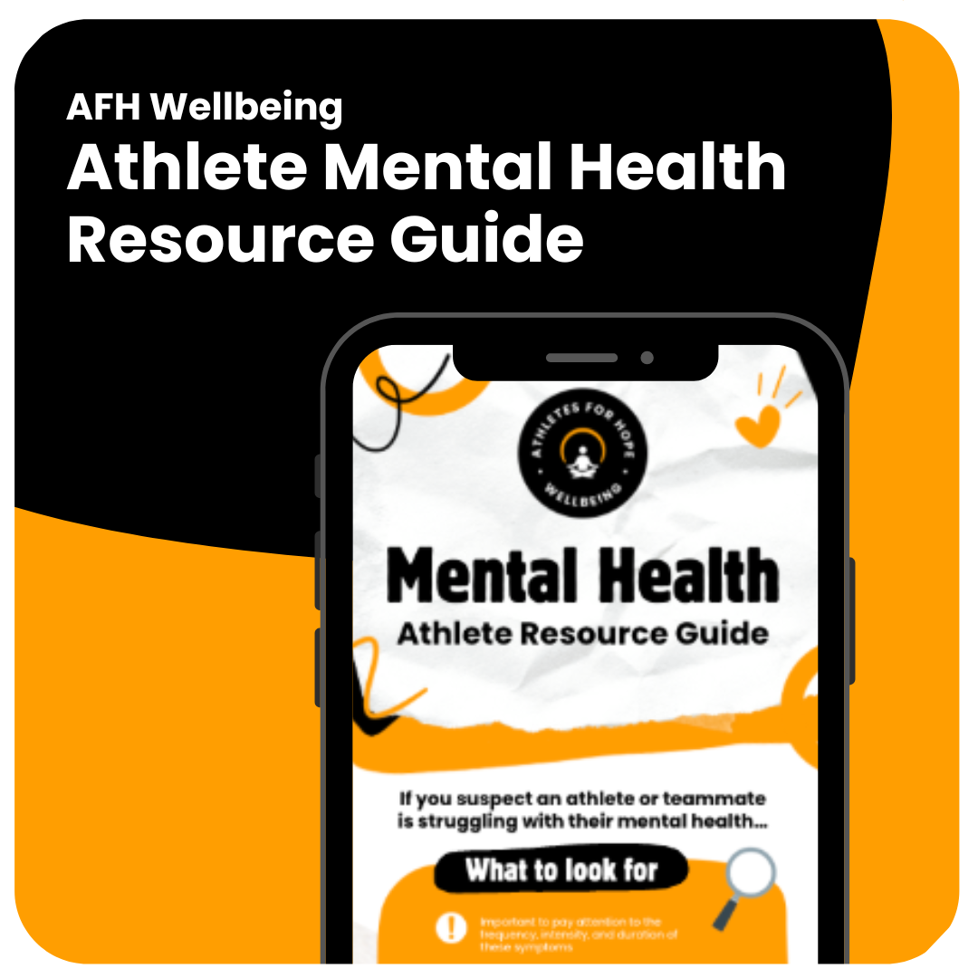Athlete Mental Health Resource Hub